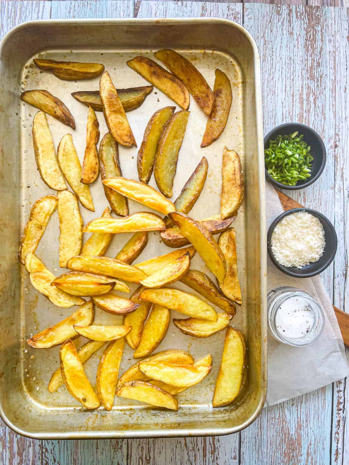 Amazing Parmesan Truffle Fries (Baked, Not Fried!) - Weekday Pescatarian