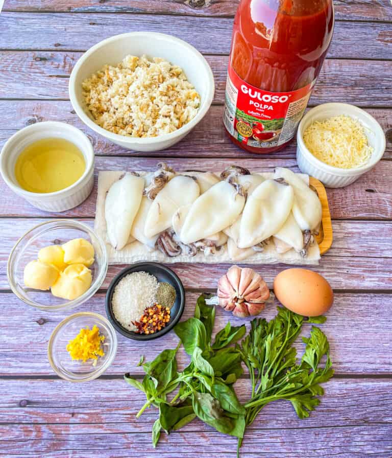 Amazing Italian Stuffed Calamari Recipe - Weekday Pescatarian