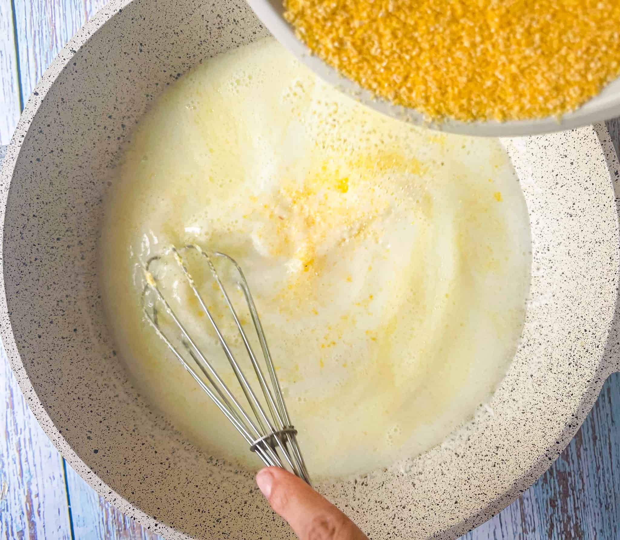 Homemade Cheesy Grit Cake Recipe - Weekday Pescatarian