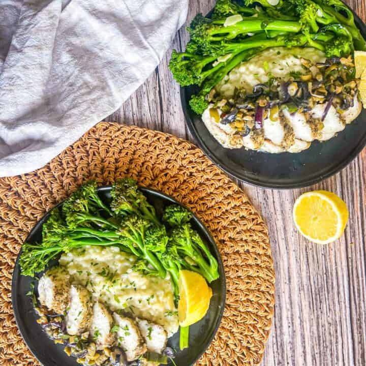 Italian Spiced Baked Monkfish with Broccolini - Weekday Pescatarian