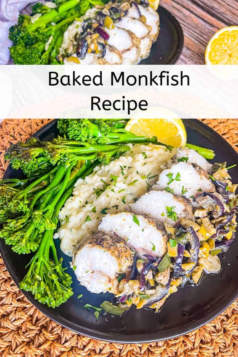 Italian Spiced Baked Monkfish with Broccolini - Weekday Pescatarian