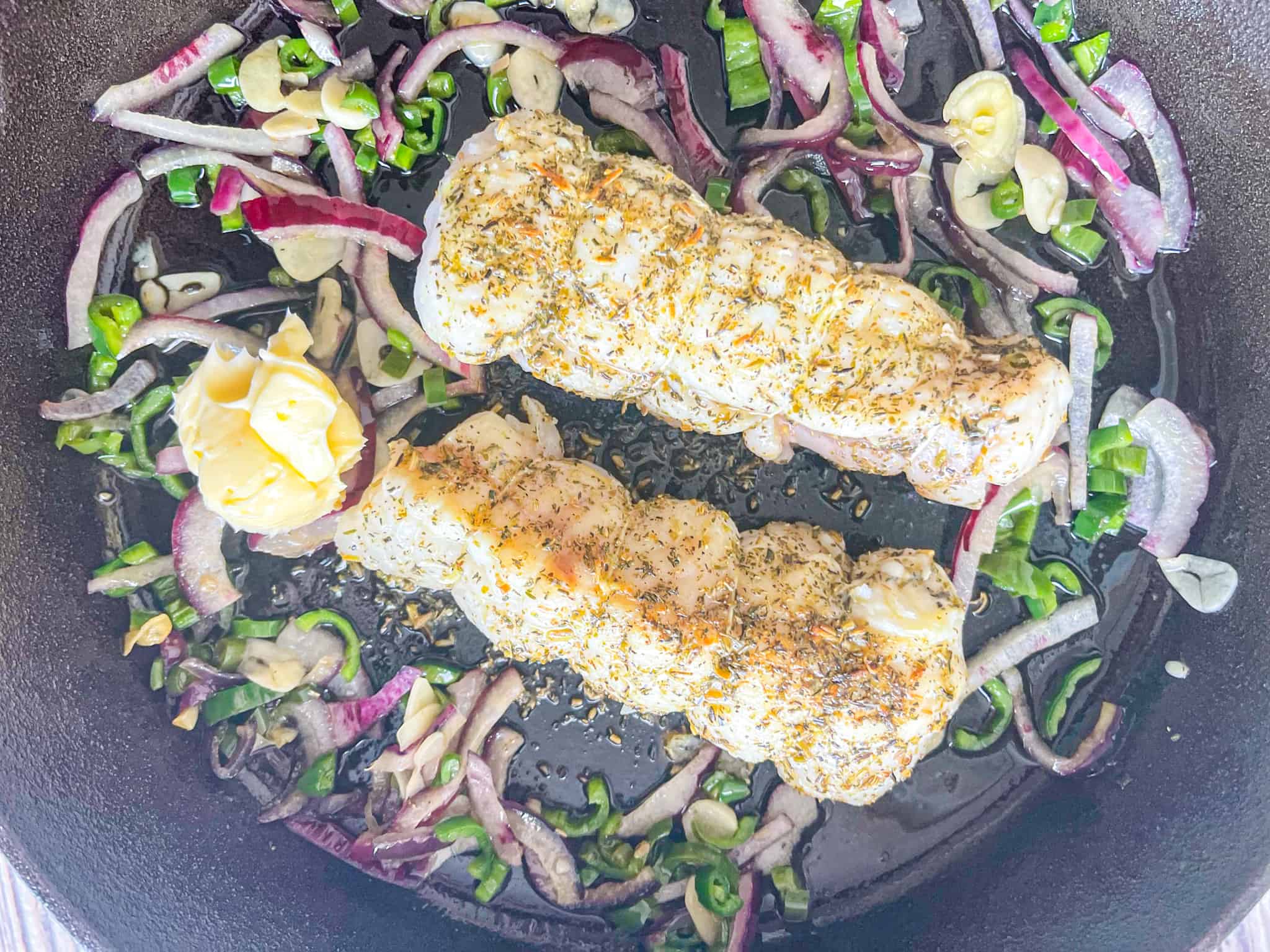 Italian Spice-Rubbed Baked Monkfish with Broccolini - Weekday Pescatarian
