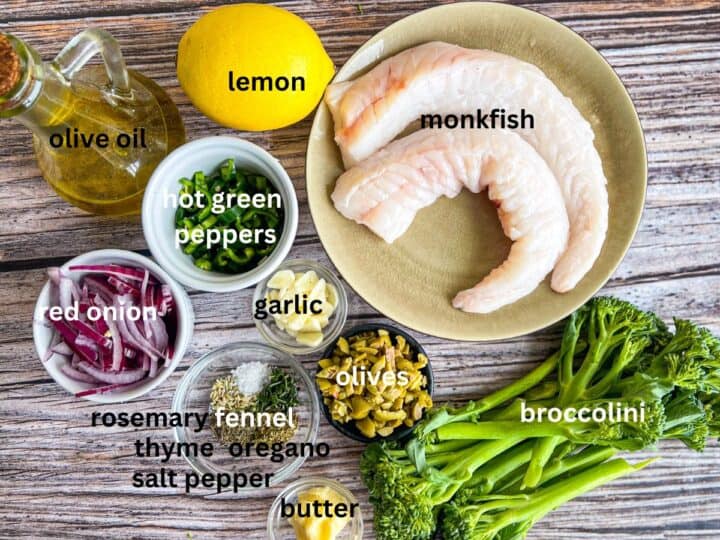 Italian Spiced Baked Monkfish with Broccolini - Weekday Pescatarian