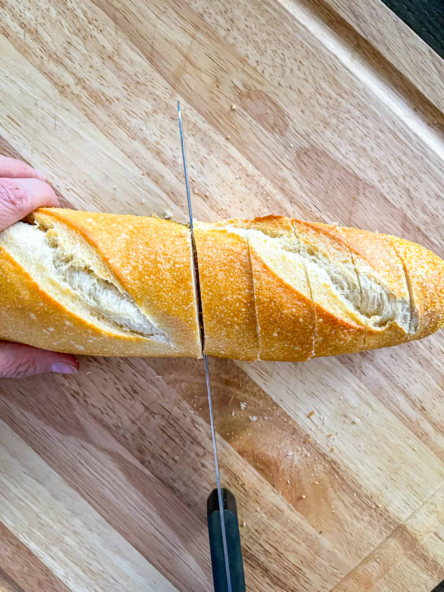 The Best Garlic Bread Baguette Recipe - Weekday Pescatarian