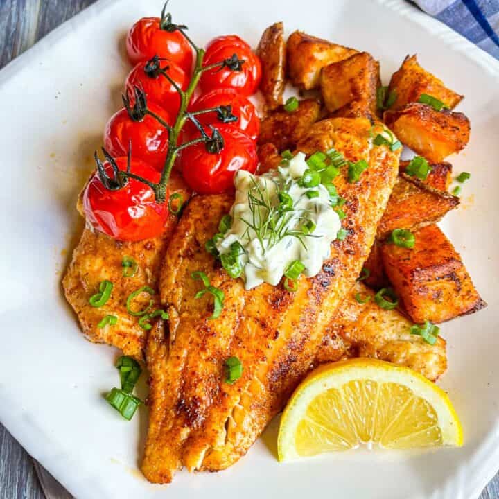 Perfectly Seasoned Grilled Haddock - Weekday Pescatarian