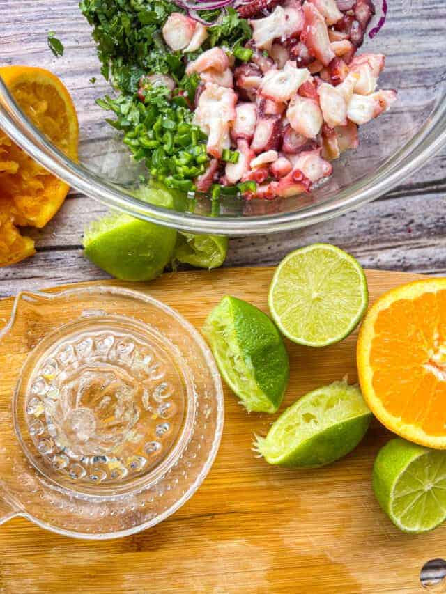 Easy Octopus Ceviche Recipe (Ceviche de Pulpo) - Weekday Pescatarian