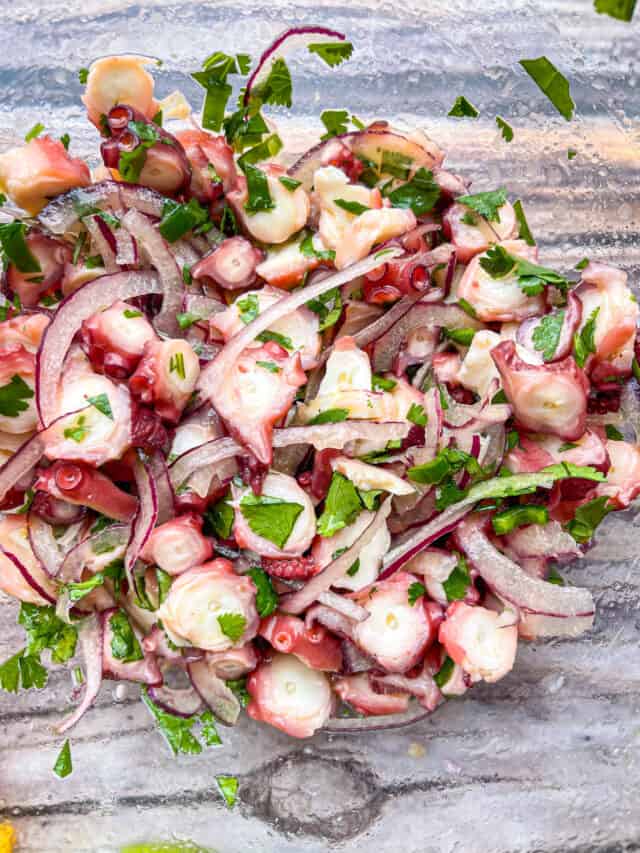 Easy Octopus Ceviche Recipe (Ceviche de Pulpo) - Weekday Pescatarian