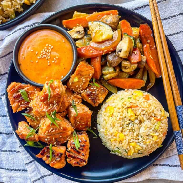 Hibachi Salmon Recipe (Japanese Steakhouse Style) - Weekday Pescatarian