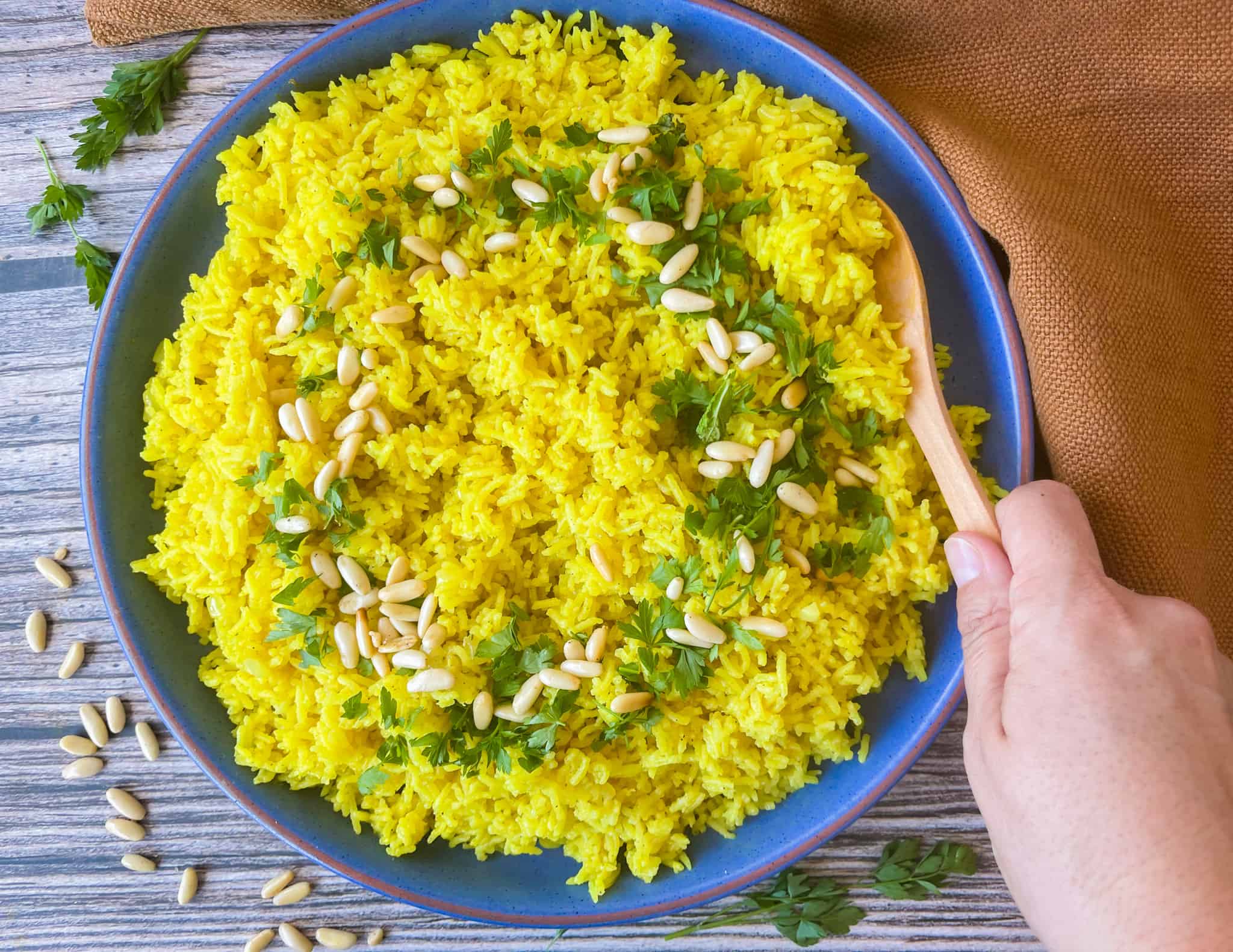 Easy Fragrant Middle Eastern Yellow Rice - Weekday Pescatarian