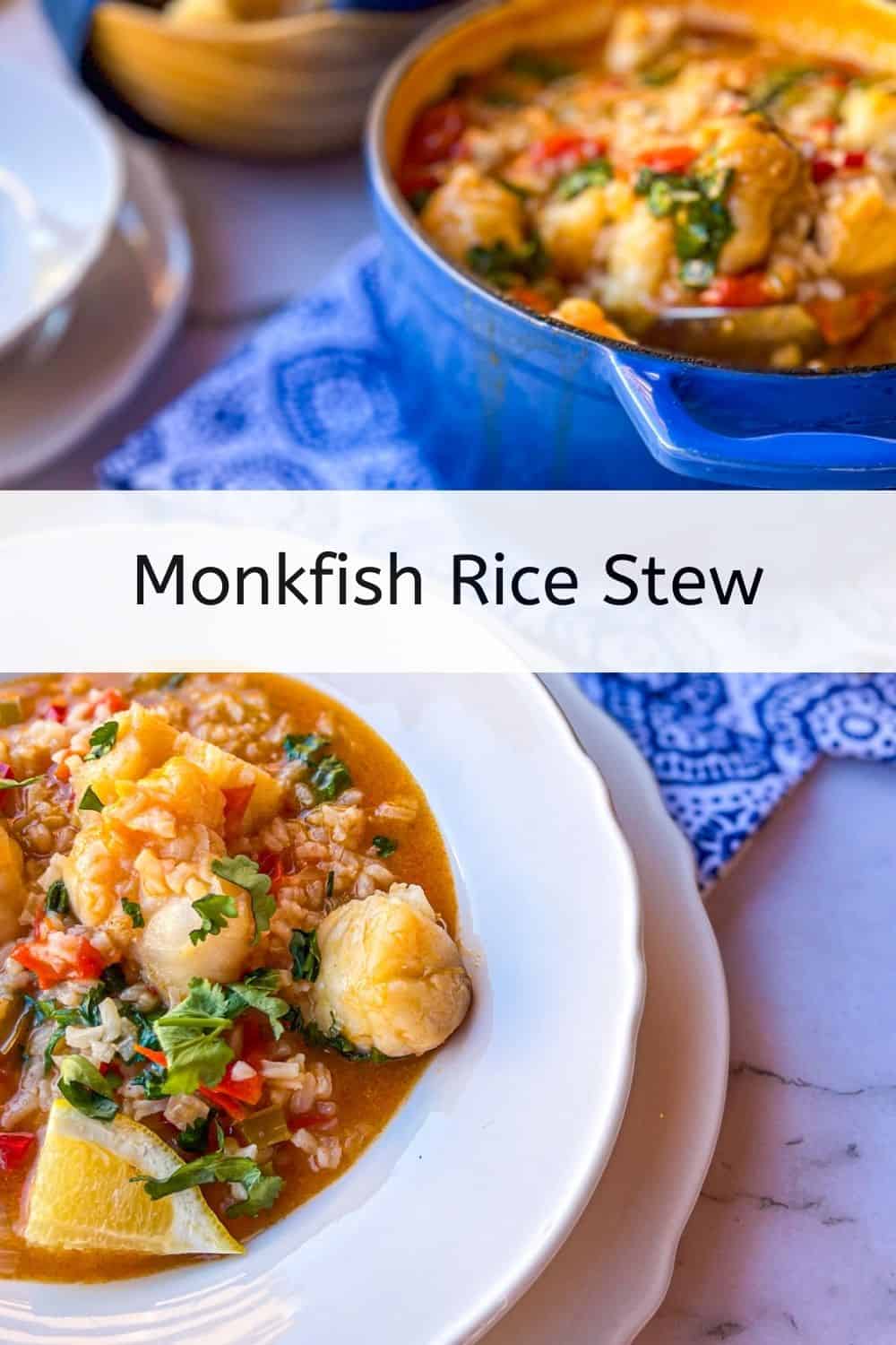 Portuguese Monkfish Rice Recipe (Poor Man's Lobster) - Weekday Pescatarian
