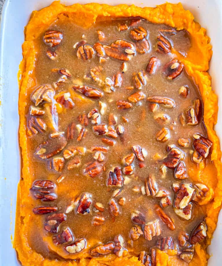 Best Sweet Potato Casserole (Cracker Barrel Copycat) - Weekday Pescatarian