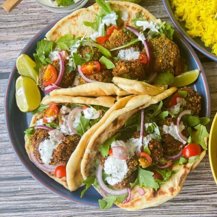 Homemade Falafel Gyros Recipe - Weekday Pescatarian