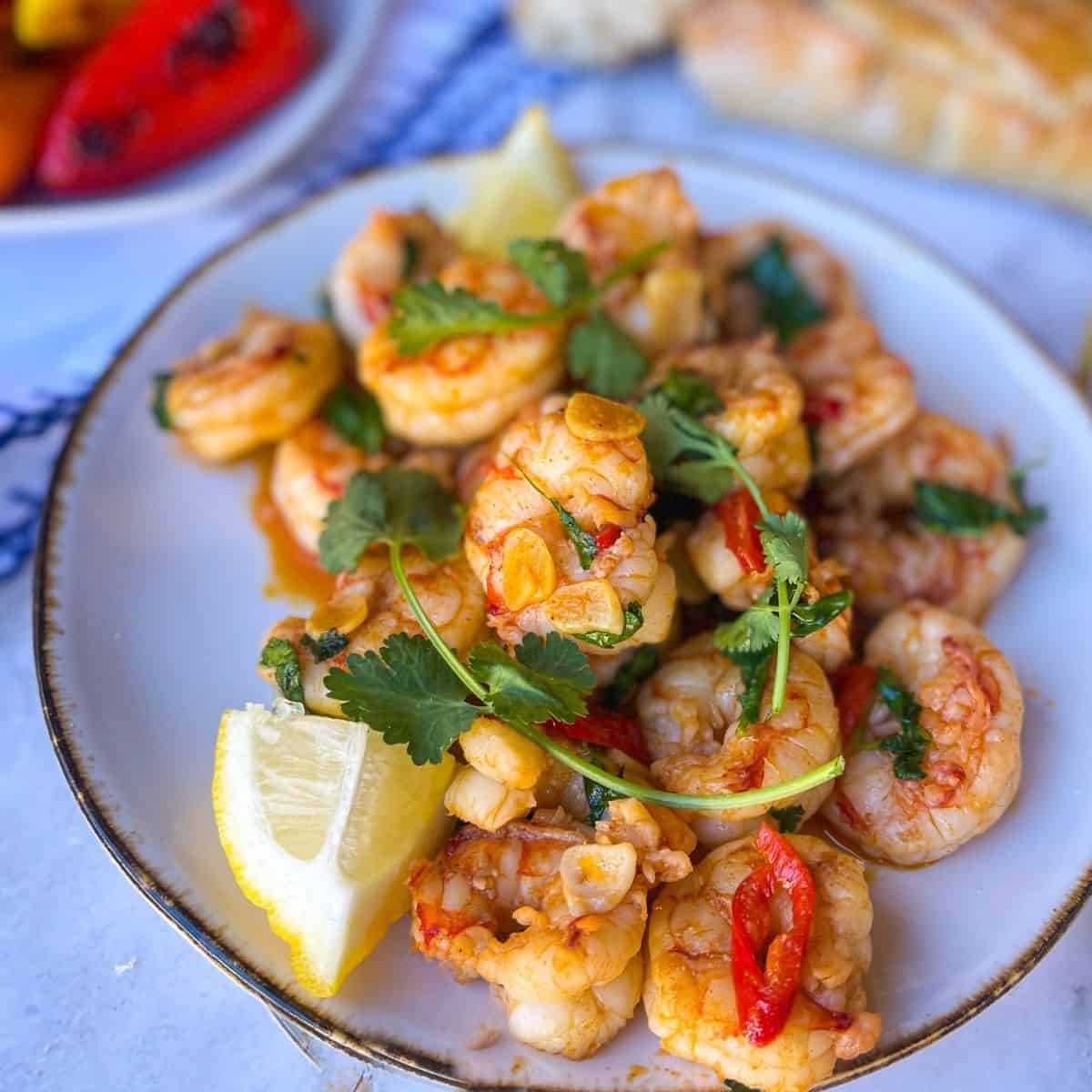 Portuguese Shrimp with Garlic Recipe - Weekday Pescatarian