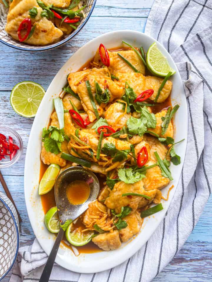 Asian Fish with Ginger and Soy Recipe - Weekday Pescatarian