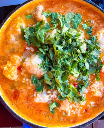 Portuguese Monkfish Rice Recipe (Poor Man's Lobster) - Weekday Pescatarian