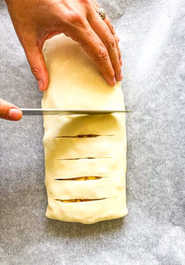 German Apple Strudel Recipe with Puff Pastry