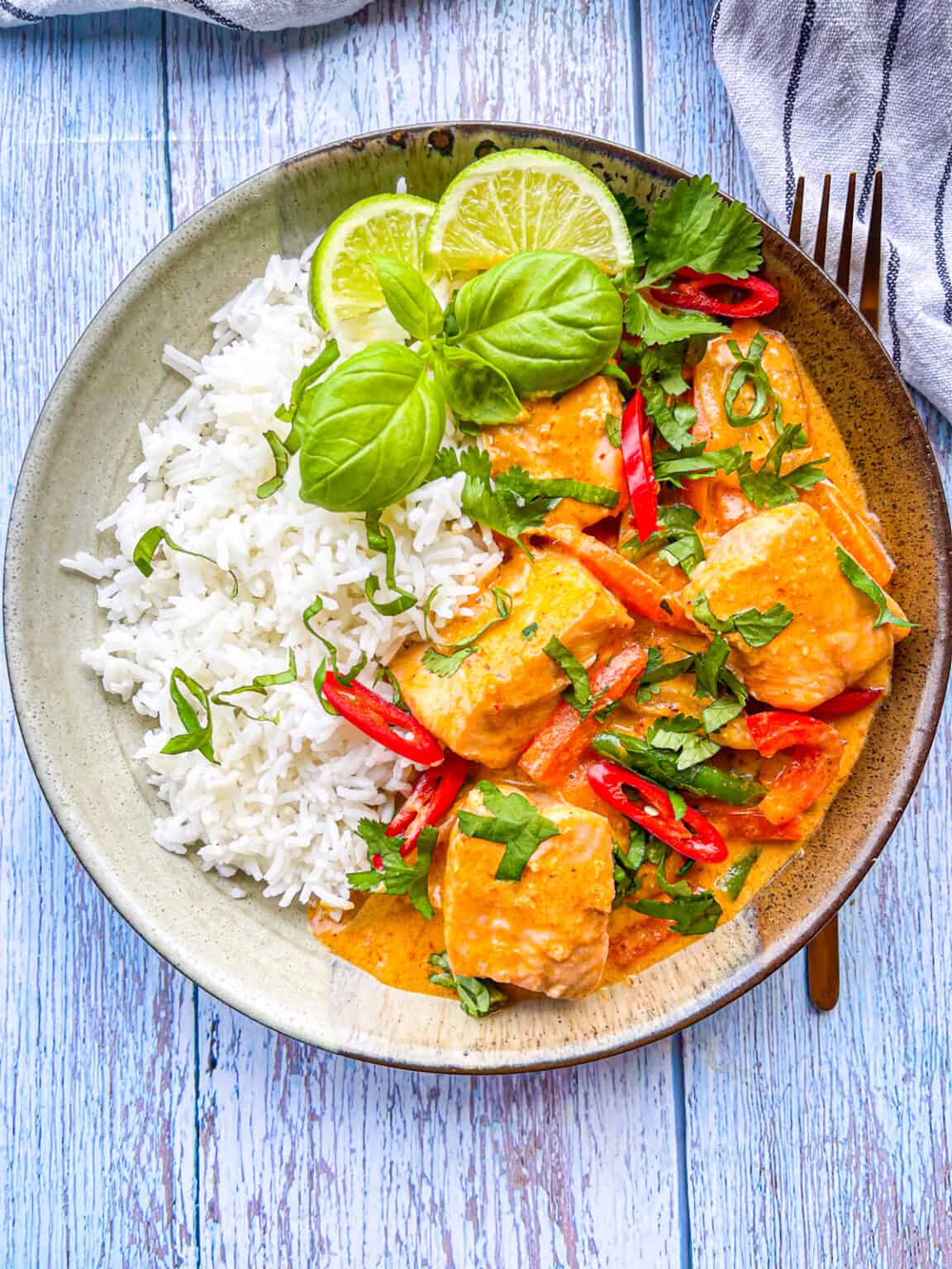 Red Thai Fish Curry (30 Mins!)