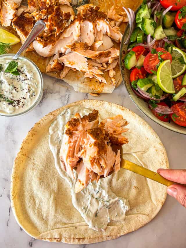 Salmon Shawarma Recipe - Weekday Pescatarian