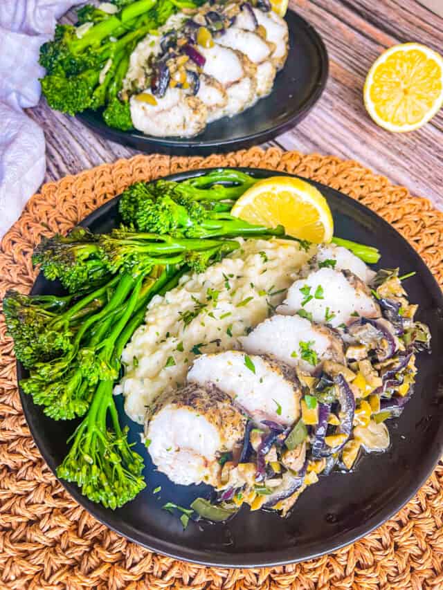 Italian Spiced Baked Monkfish with Broccolini - Weekday Pescatarian