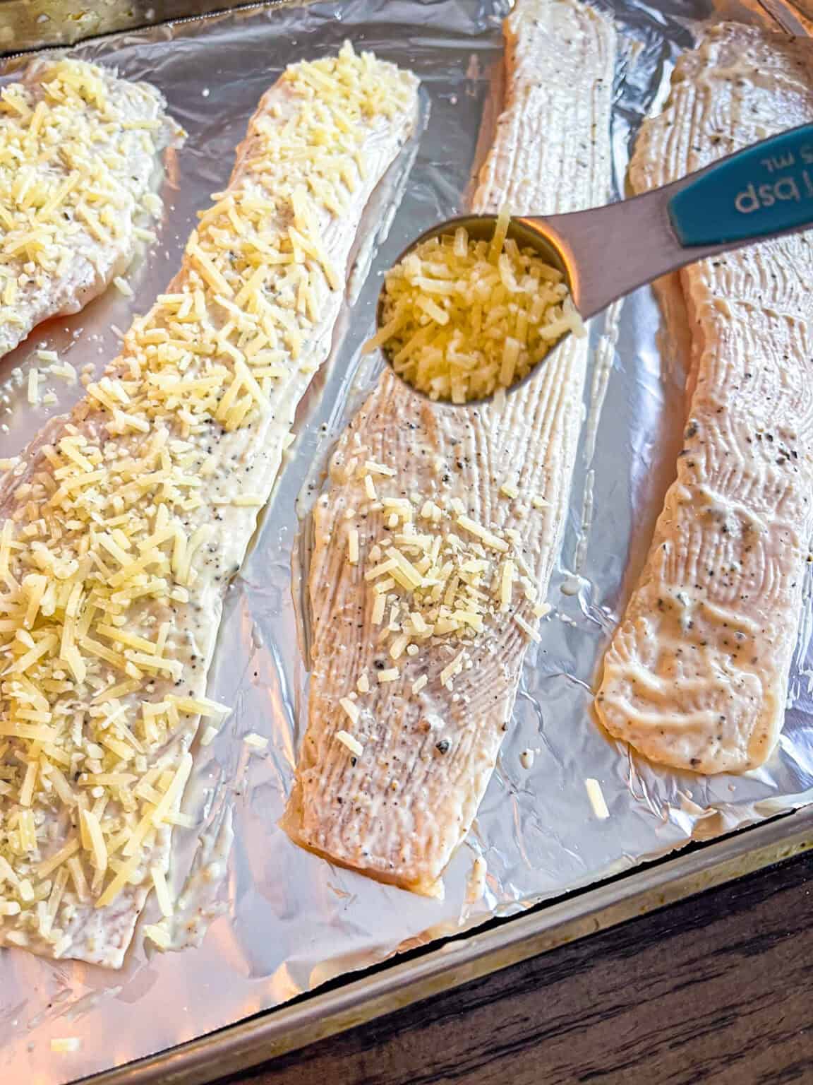 Broiled Pollock Fillets with Parmesan - Weekday Pescatarian