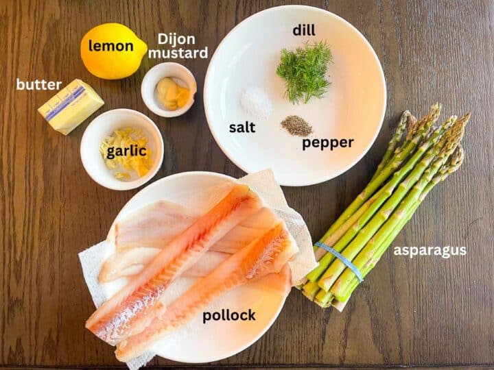 Garlic Herb Baked Pollock