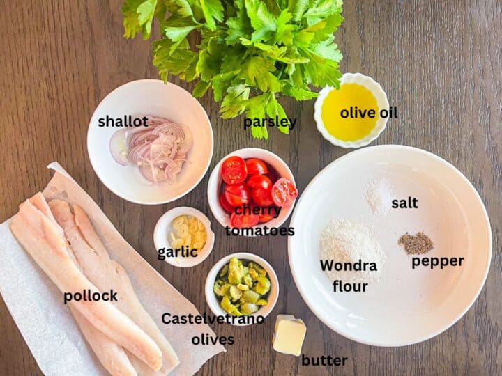Pollock with Mediterranean Salsa (20-min, Restaurant-style)