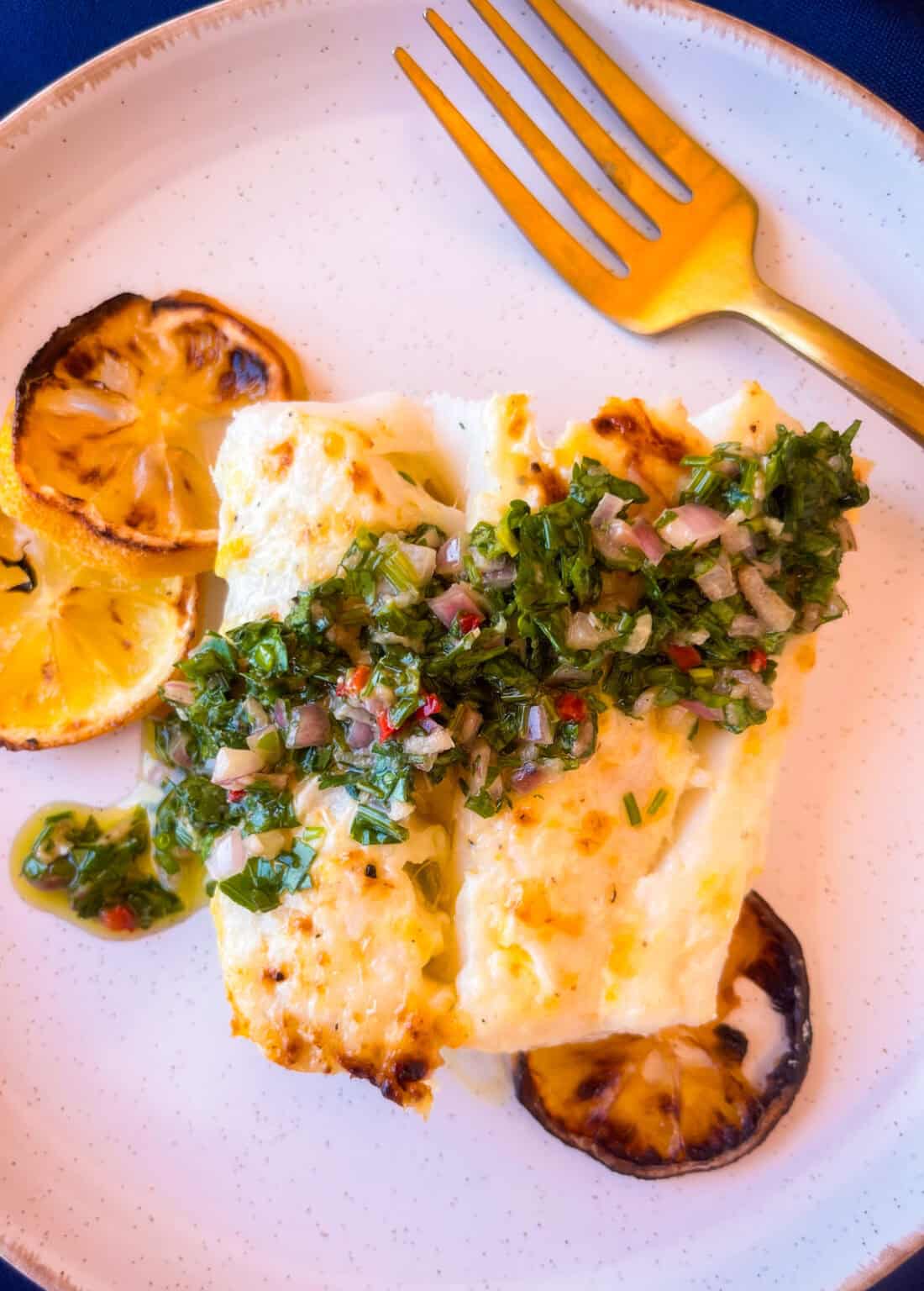 Easy Fish with Salsa Verde