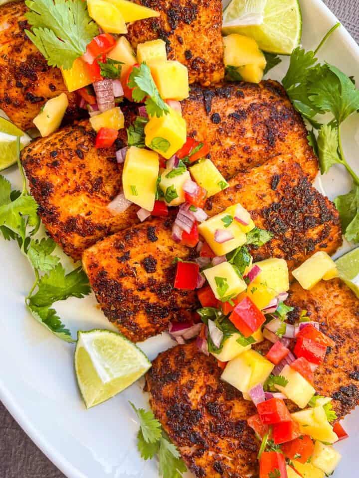 Macadamia Crusted Baked Corvina Recipe - Weekday Pescatarian