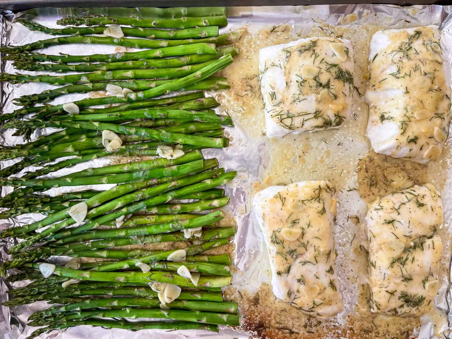 Garlic Herb Baked Halibut Recipe - Weekday Pescatarian