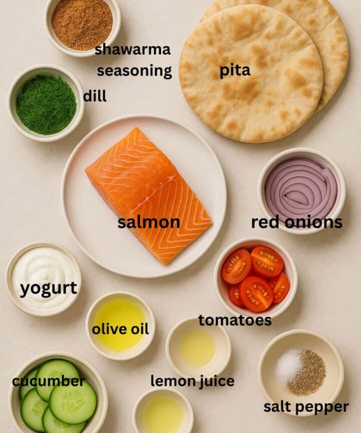 Easy Salmon Wrap Recipe | Shawarma Spiced