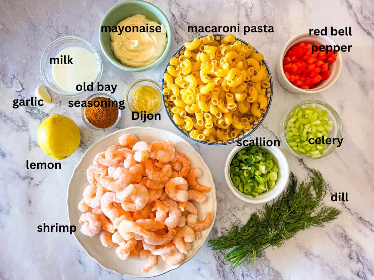 Shrimp Macaroni Salad Recipe with Old Bay