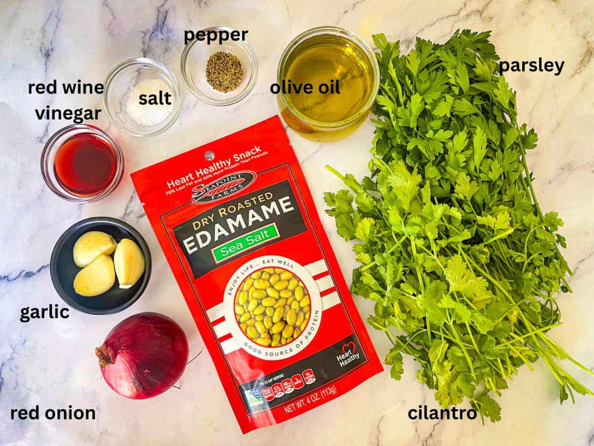 Edamame Chimichurri Recipe | Easy Table Sauce
